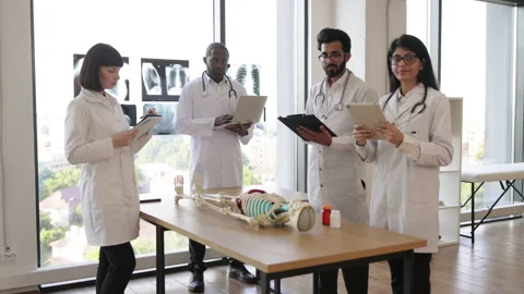 Medical Students In Classroom Stock Video Footage | Royalty Free ...