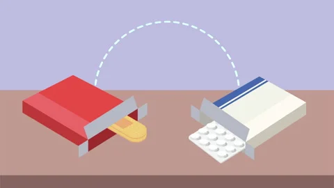 medicine healthcare boxes packing animat... | Stock Video | Pond5