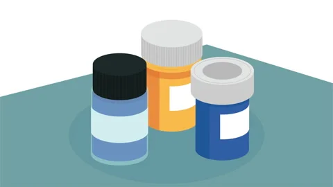 medicine healthcare drugs bottles animat... | Stock Video | Pond5