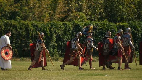 Medieval Army Of Knights Marching In Slo... | Stock Video | Pond5