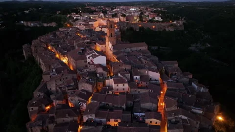 Medieval Bell Tower Of Cathedral of Sant... | Stock Video | Pond5