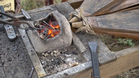 Blacksmith Bellows Stock Footage ~ Royalty Free Stock Videos | Pond5