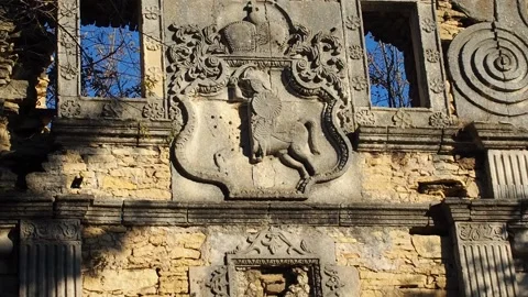 Medieval entrance tower of Chernelytsia ... | Stock Video | Pond5