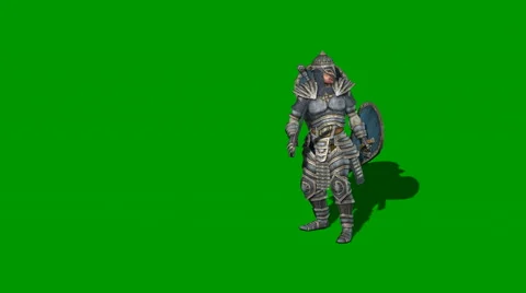 Medieval Knight Green Screen Stock Video Footage | Royalty Free ...