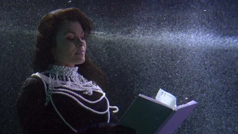 medieval princess is reading book, amazi... | Stock Video | Pond5