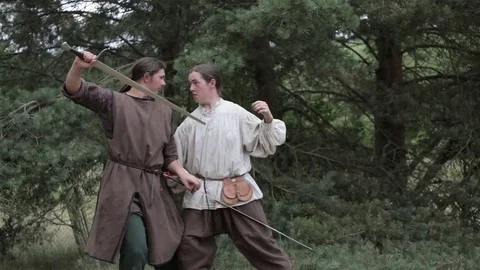 Medieval Fight Broad Stock Footage ~ Royalty Free Stock Videos | Pond5