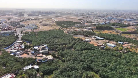 Medina, Saudi Arabia: Aerial view of fam... | Stock Video | Pond5