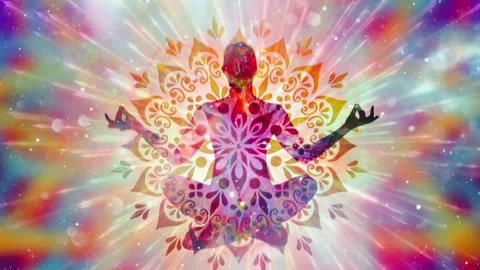 Meditation kundalini awakening chakra he... | Stock Video | Pond5
