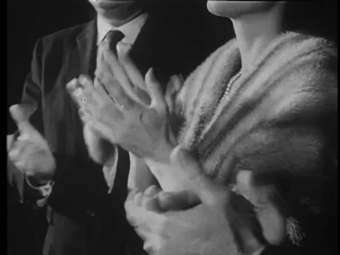 Medium shot of hands clapping | Stock Video | Pond5