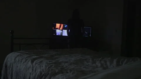 Horror Security Screens Stock Videos – Royalty-Free HD & 4K Videos