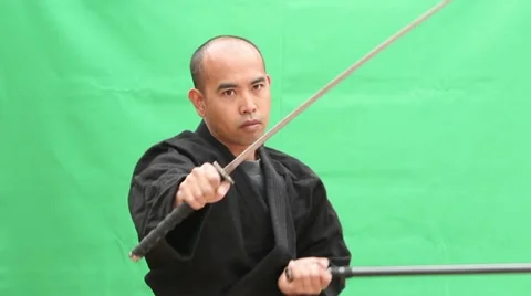 Sword Green Screen Stock Footage ~ Royalty Free Stock Videos | Pond5