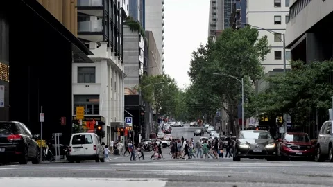 Melbourne, Australia street view 4k | Stock Video | Pond5