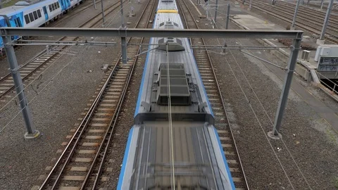 Melbourne Ptv Train Stock Footage ~ Royalty Free Stock Videos | Pond5