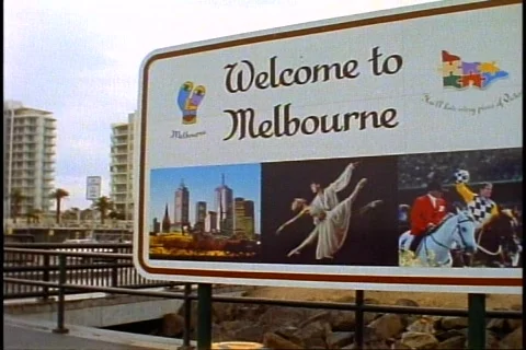Welcome To Melbourne Stock Footage ~ Royalty Free Stock Videos | Pond5