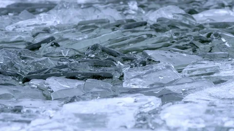 Melting Sea Ice Shattered Floating in Oc... | Stock Video | Pond5