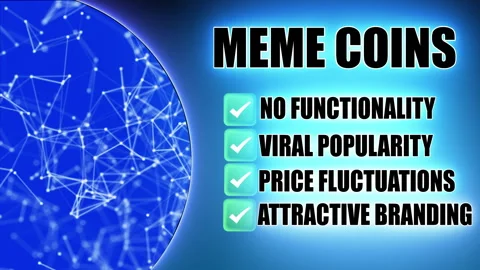 MEME coins - Cryptocurrency term - Black... | Stock Video | Pond5