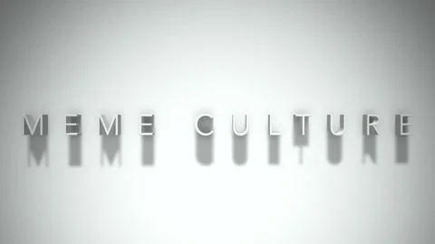 meme culture 3D title animation with sha... | Stock Video | Pond5