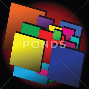 Memo Blocks Design template ~ Clip Art ~ Download #32184575