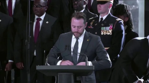 Memorial for former President Jimmy Cart... | Stock Video | Pond5