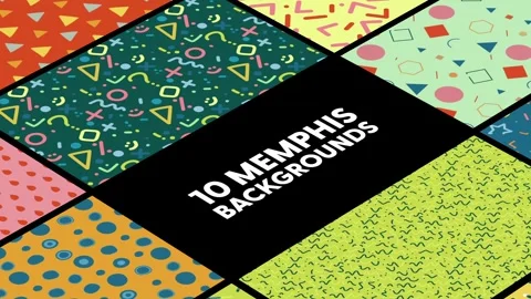 Memphıs Backgrounds ~ After Effects Project #252879005