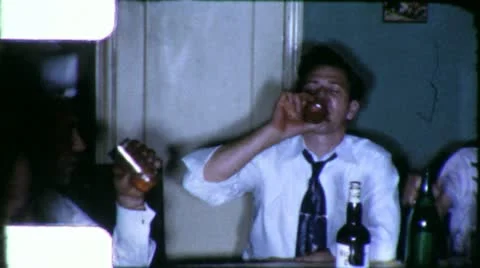 MEN GETTING DRUNK Stoned Intoxicated 194... | Stock Video | Pond5