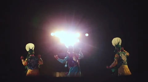 Men performing Indian punjabi dance in t... | Stock Video | Pond5
