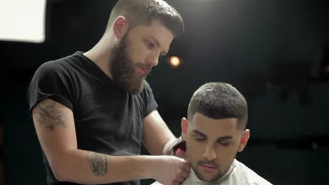 Barber Shop Men Stock Videos – Royalty-Free HD & 4K Videos