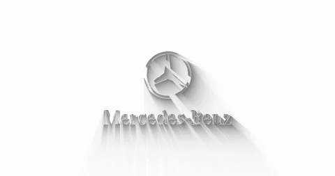 Mercedez benz logo animation. 4K resolut... | Stock Video | Pond5