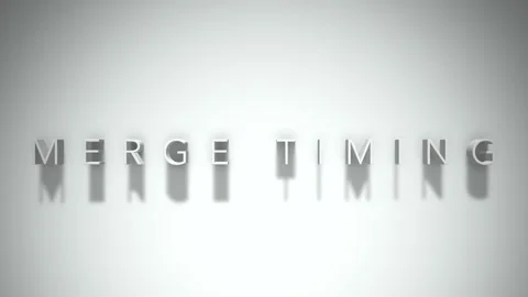 merge timing 3D title animation white te... | Stock Video | Pond5