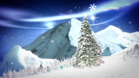 Merry Christmas animation video | Stock Video | Pond5