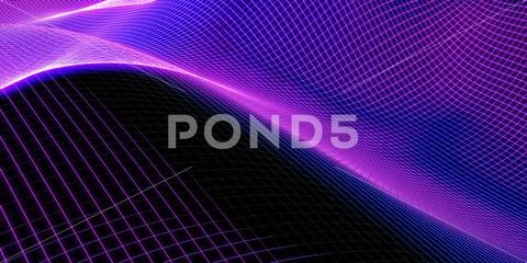 Mesh wave structure curve background purple and blue gradient macro ...