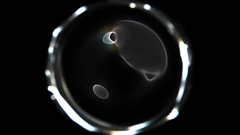 Mesmerizing animation of glowing orb on ... | Stock Video | Pond5