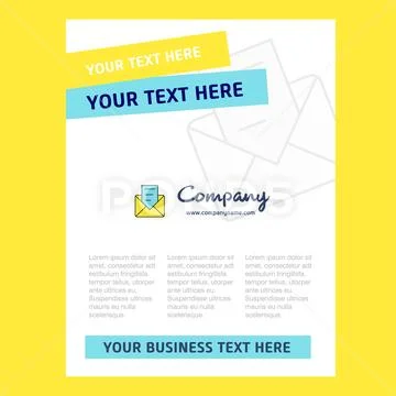 Message Title Page Design for Company profile ,annual report ...