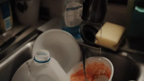 Messy Kitchen Stock Footage ~ Royalty Free Stock Videos | Pond5