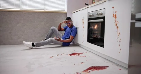 Kitchen Accident Stock Footage ~ Royalty Free Stock Videos | Pond5