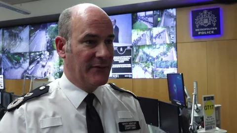 Met Police say 2,300 officers will line ... | Stock Video | Pond5