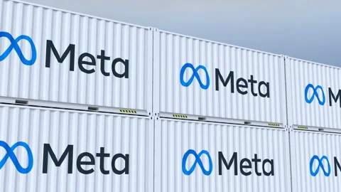 Meta Logo Stock Video Footage | Royalty Free Meta Logo Videos | Pond5