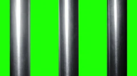 Metal Bars Green Screen Loop | Stock Video | Pond5
