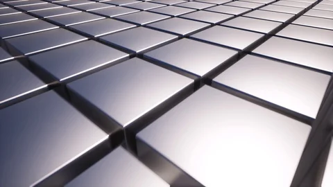 Metal boxes square blocks background. Gr... | Stock Video | Pond5