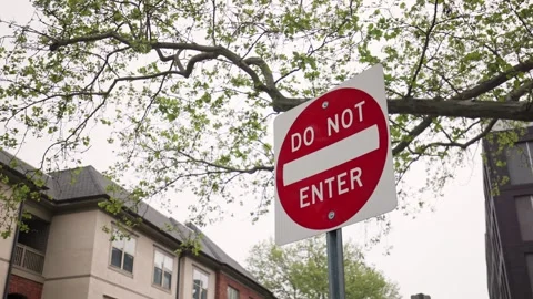 Blocking Sign Stock Videos – Royalty-Free HD & 4K Videos