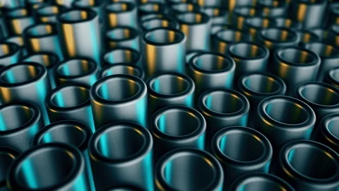 Metal moving pipes. Abstract 4k backgrou... | Stock Video | Pond5