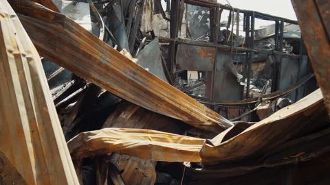 Damaged Roof Stock Footage ~ Royalty Free Stock Videos | Pond5