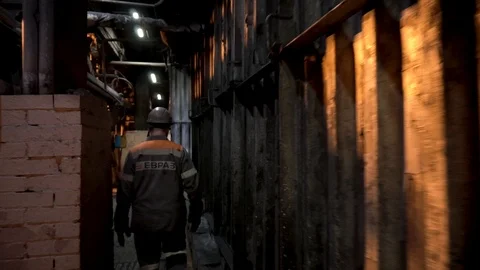 Metal steel worker in special uniform pa... | Stock Video | Pond5