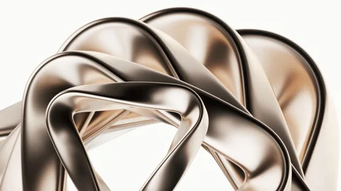 Metallic golden curve geometry backgroun... | Stock Video | Pond5