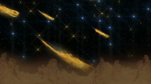Meteor Shower Animation Stock Videos – Royalty-Free HD & 4K Videos