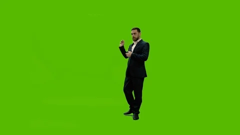 Meteorologist forecasting on a Green Scr... | Stock Video | Pond5