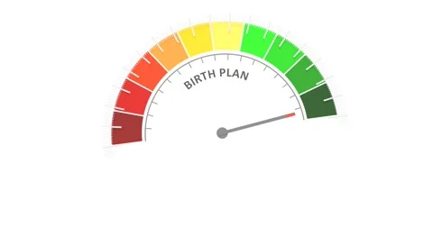 Meter scale with arrow. Pregnancy and bi... | Stock Video | Pond5