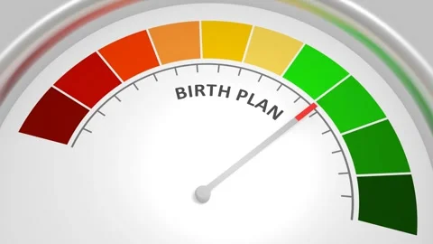 Meter scale with arrow. Pregnancy and bi... | Stock Video | Pond5