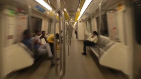 metro hyper laps Mumbai's new metro. | Stock Video | Pond5