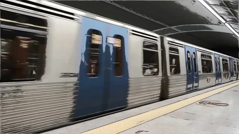 Metro Subway Animation | Stock Video | Pond5
